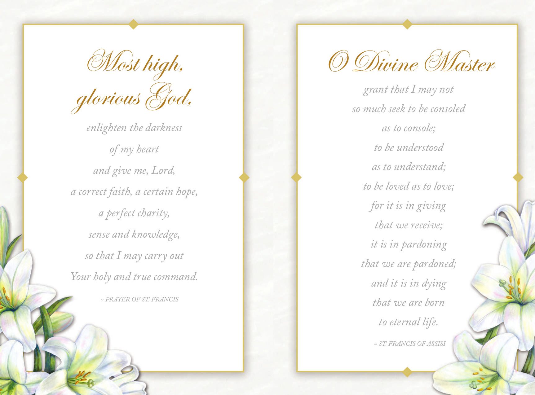 Mass Cards - Franciscan Friars of the Atonement